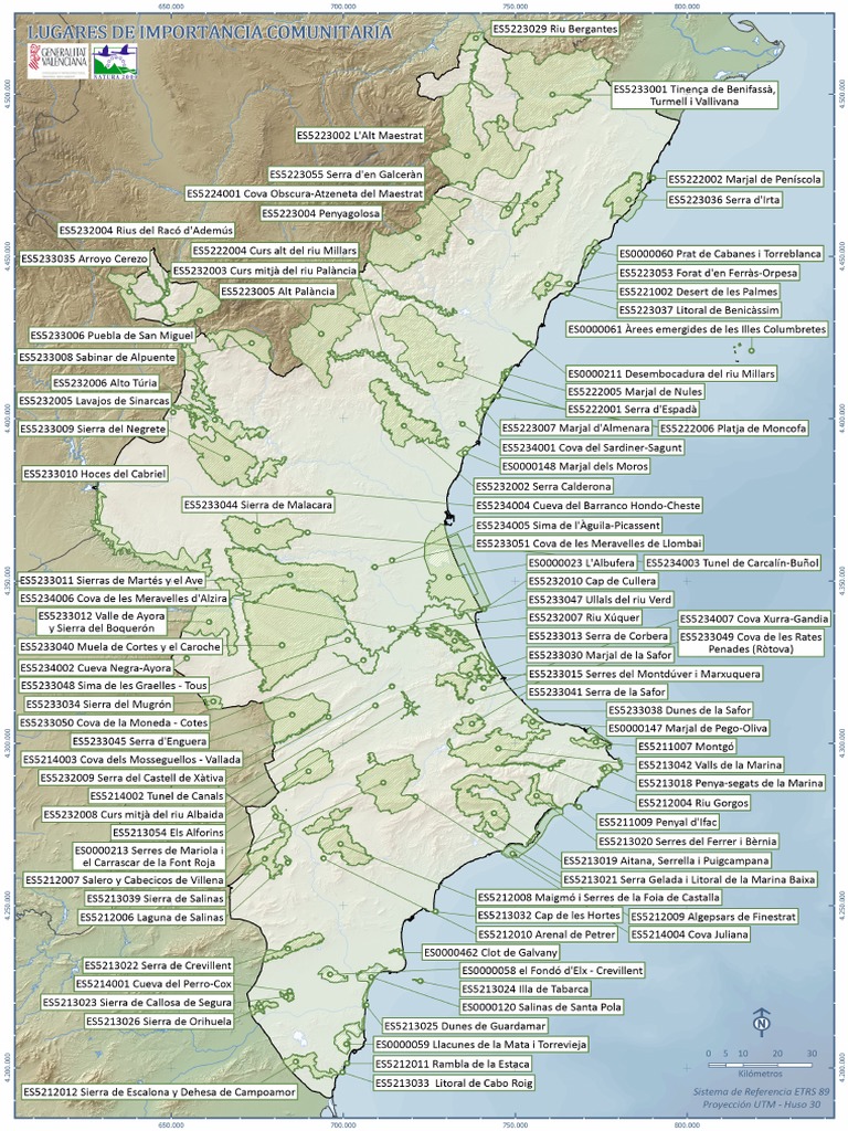 MAPA LIC de La Comunidad Valenciana | PDF