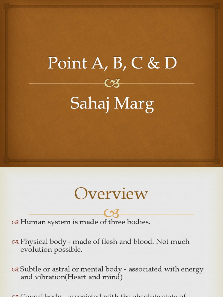 Point A, B, C, D | PDF | Meditation | Spirituality