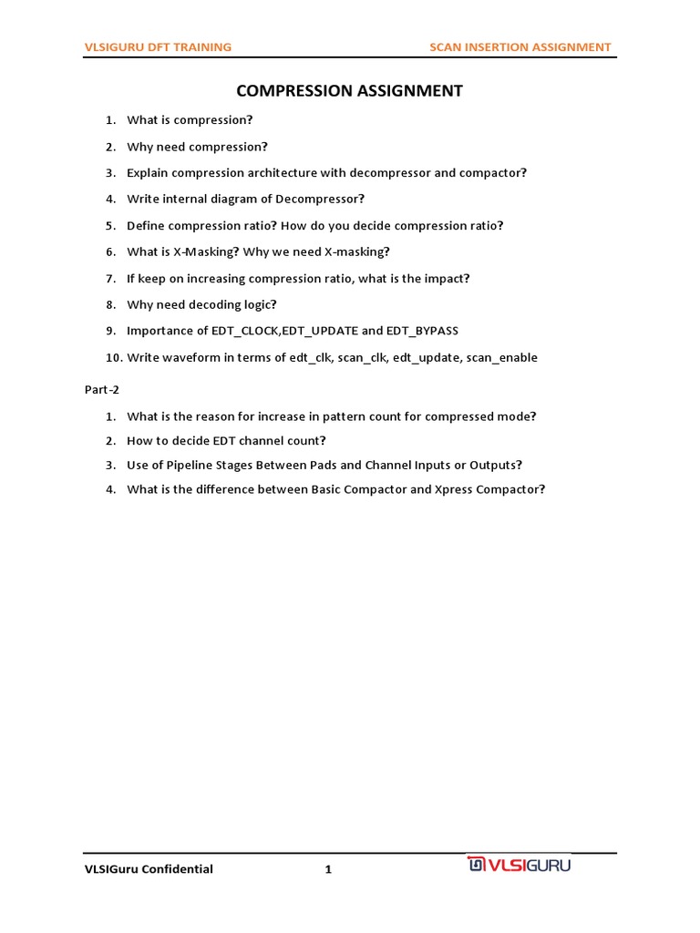 Compression Assignment Pdf