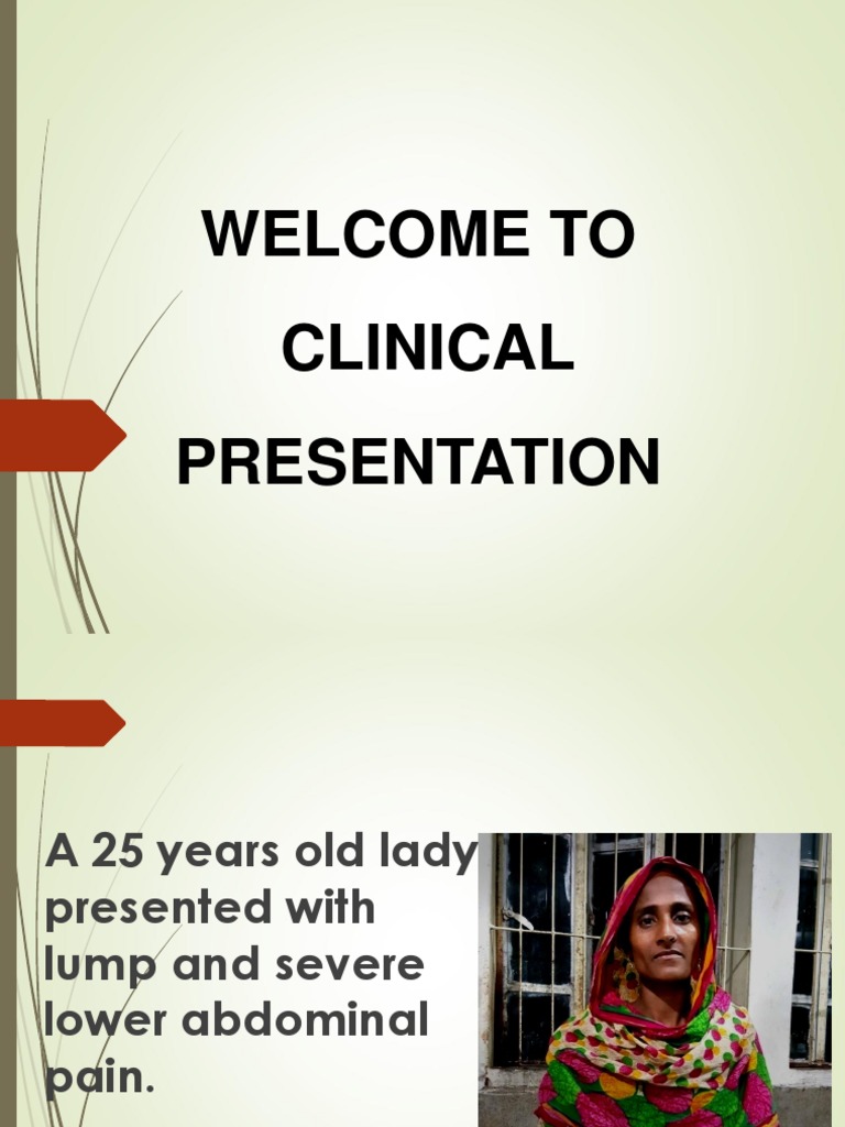 Welcome To Clinical Presentation Pdf Ovarian Cancer Abdomen