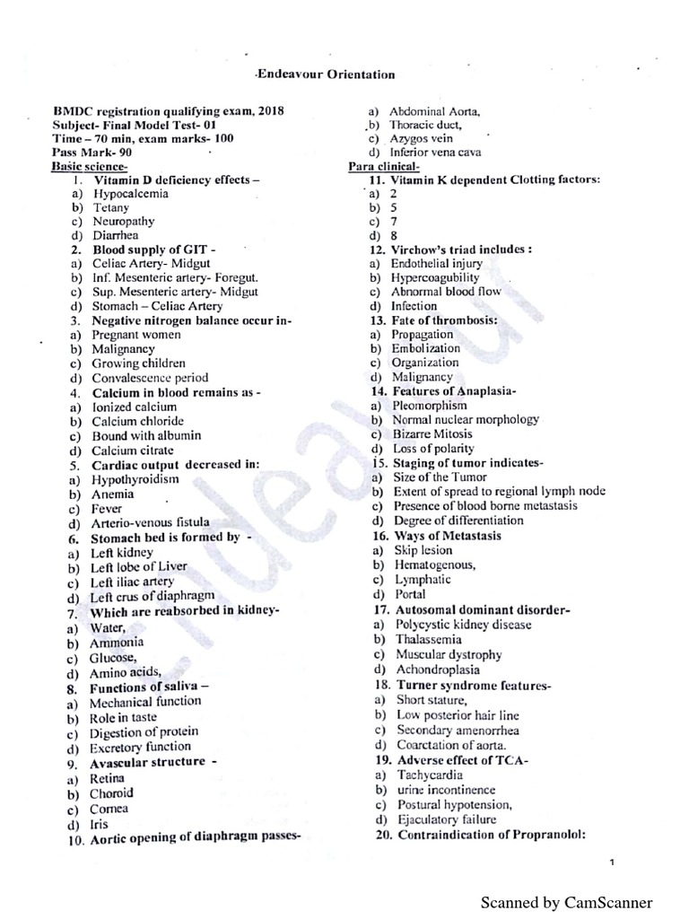 New Model Test 01 Pdf