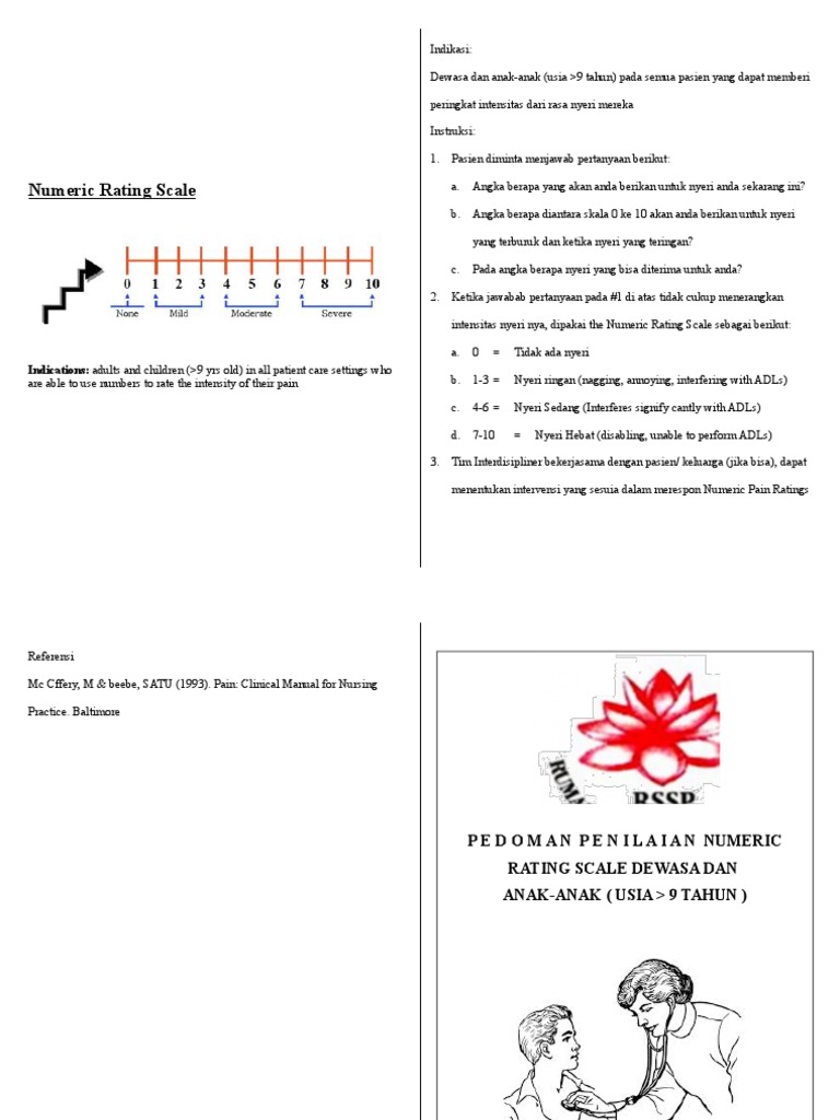 Numeric Rating Scale | PDF