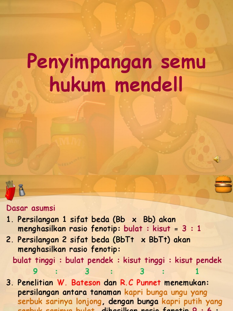 Penyimpangan Semu Hukum Mendel dalam Genetika | PDF