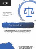Moral Recovery Program Power Point | PDF | Philippines | Government