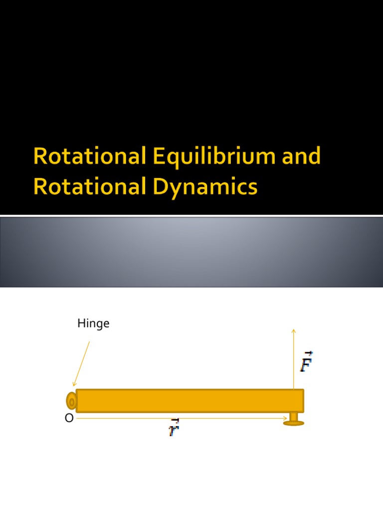 Torque and Equilibrium Problems | PDF | Torque | Rotation Around A ...