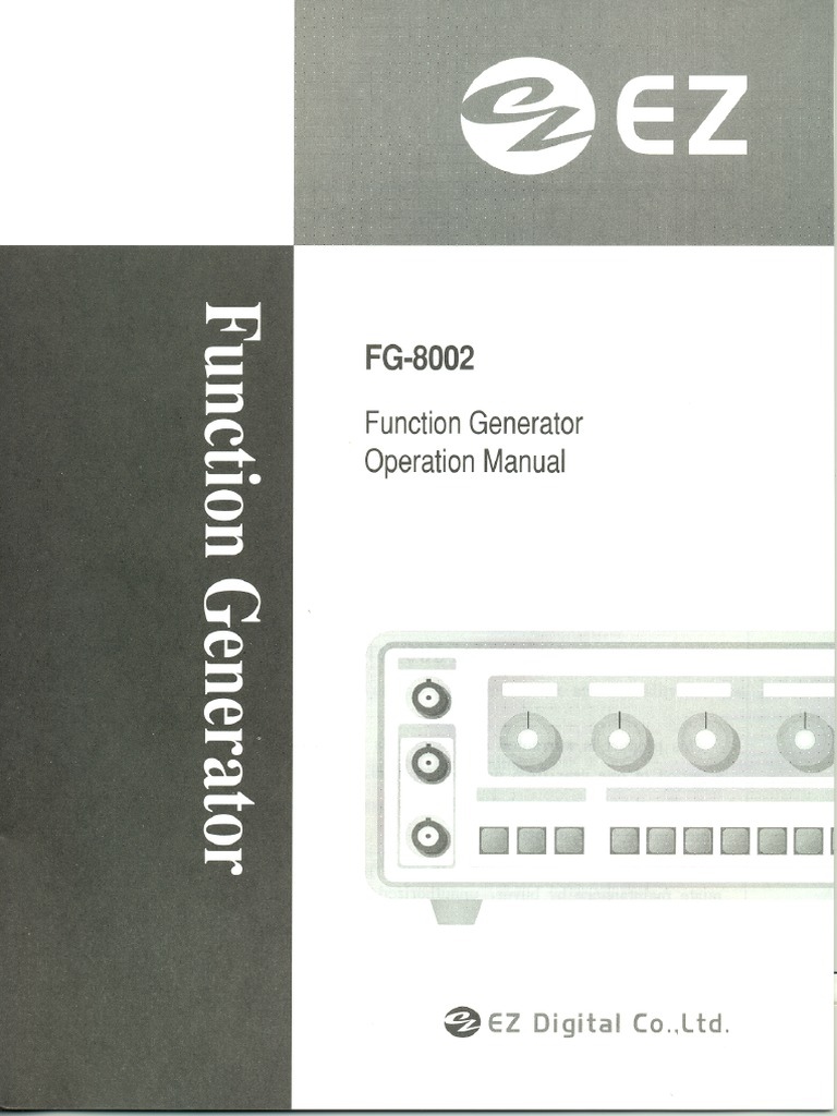 Funcion Generador LG FG-8002 | PDF