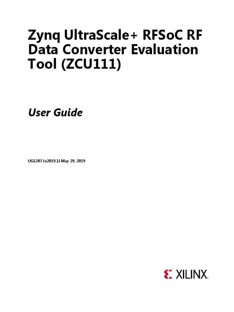 RFSoC Evaluation Tool User Guide | PDF | Analog To Digital Converter ...