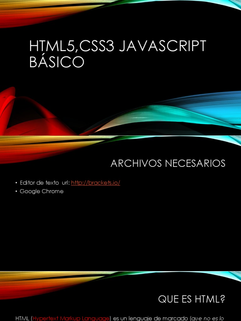 Html5, Css3 Javascript | PDF
