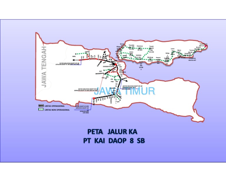 Peta PT Kai Daop 8 Surabaya | PDF