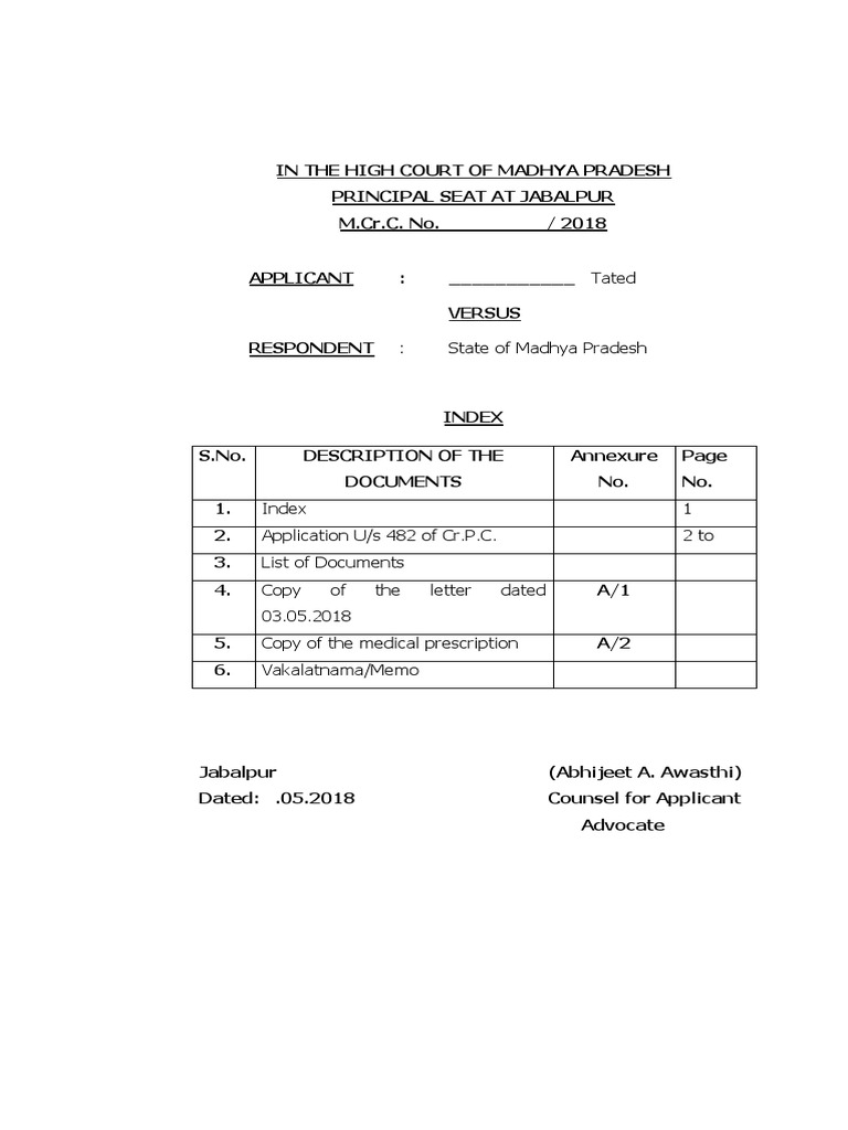 482 Aniruddh Tated | PDF | Judiciaries | Crime & Violence