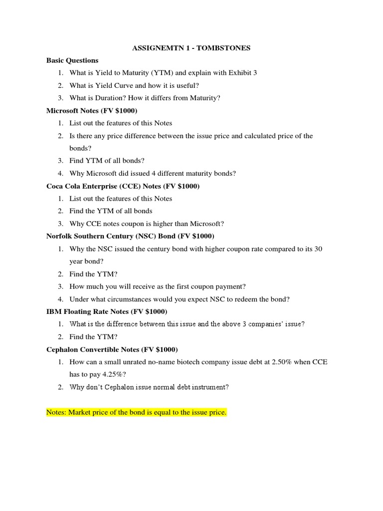 Assignment 1 - Tombstones | PDF