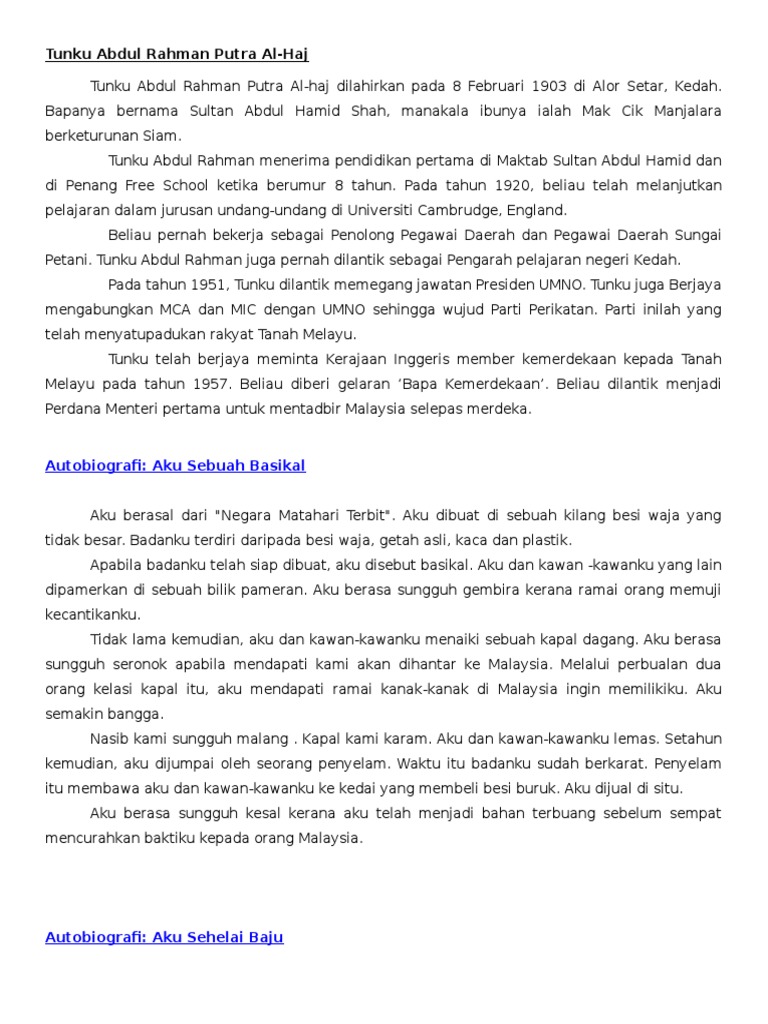 Karangan Biografi Pdf