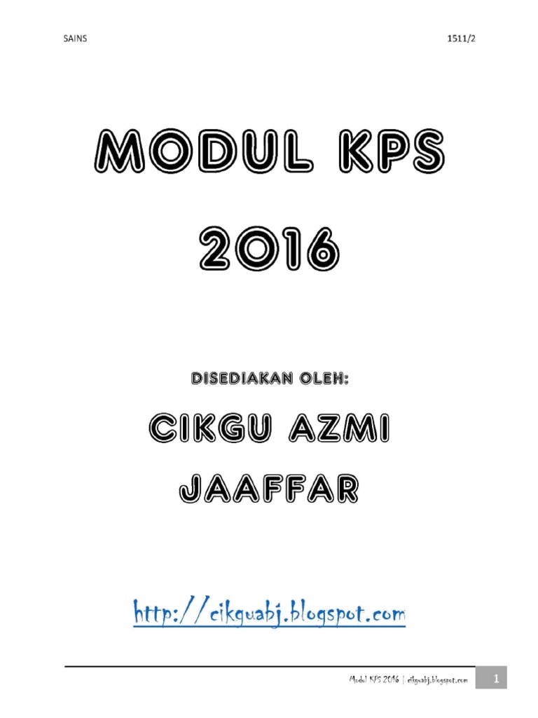 Modul Kps 2019 | PDF