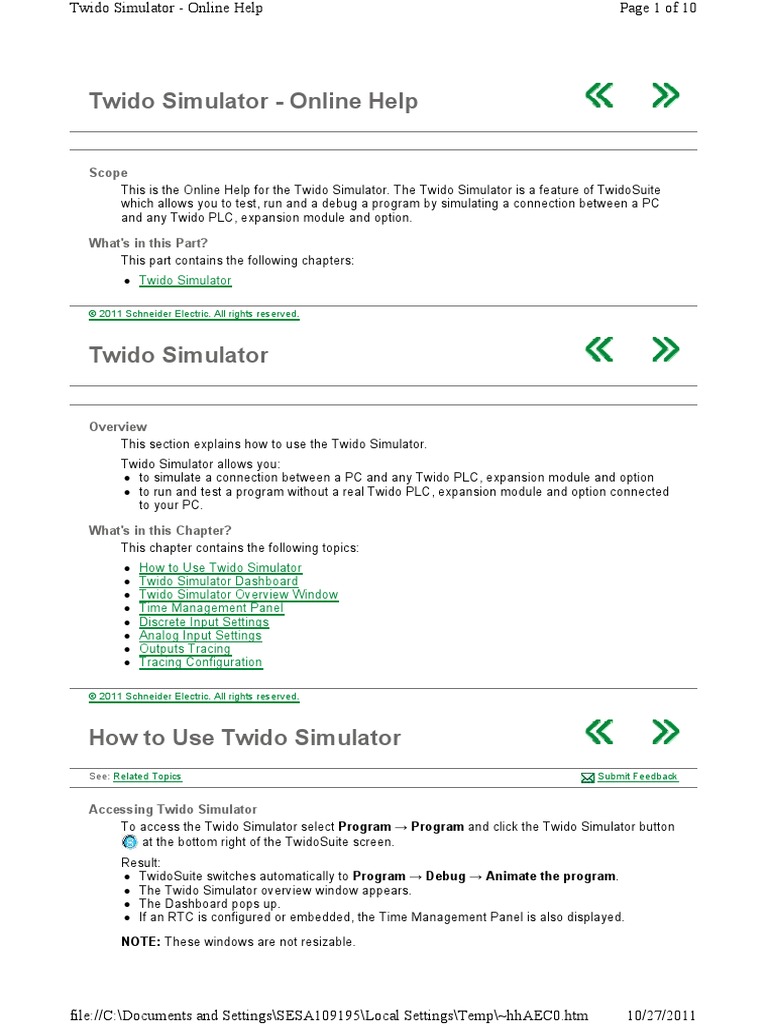 Twido Simulator PDF | PDF | Programmable Logic Controller | Simulation