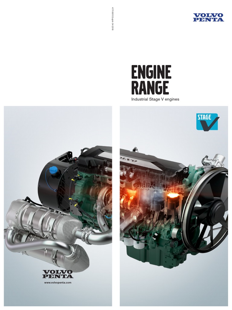 Volvo Penta Engine Range Stage V | PDF | Engines | Diesel Engine