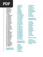 Ejemplos de Palabras Que Inician Con Tla | PDF