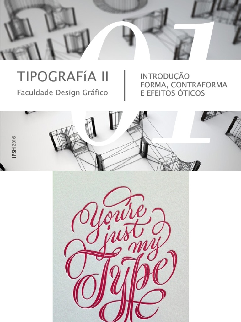Forma, contraforma e efeitos óticos na tipografia: princípios e ...