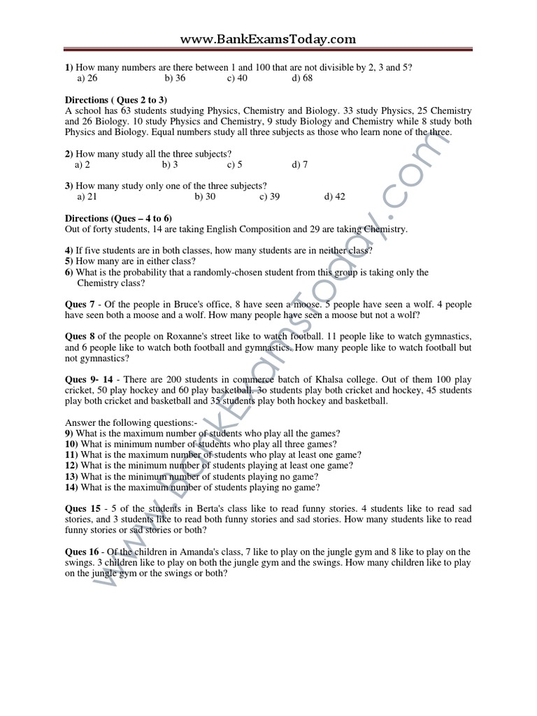 Venn Diagram | PDF | Natural Sciences | Nature