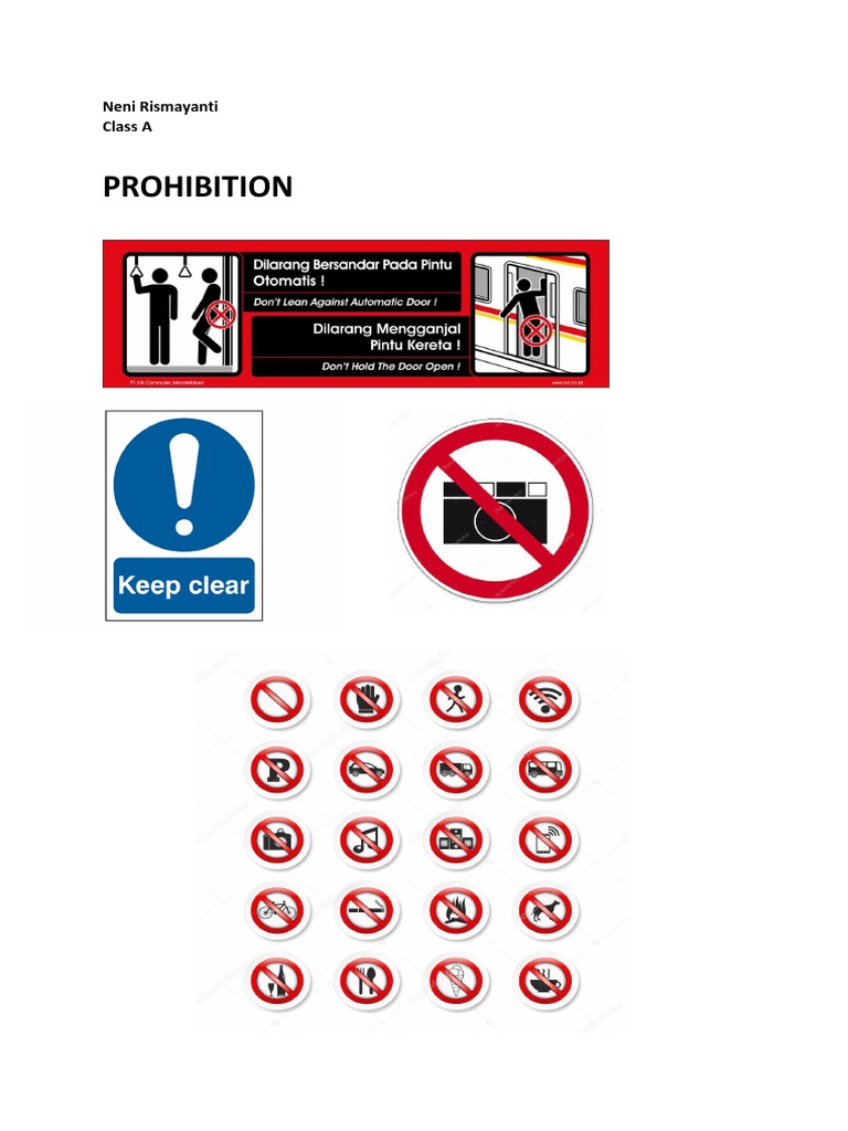 Prohibition Note | PDF