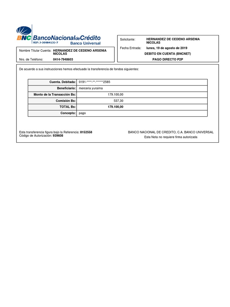 Recibo | PDF