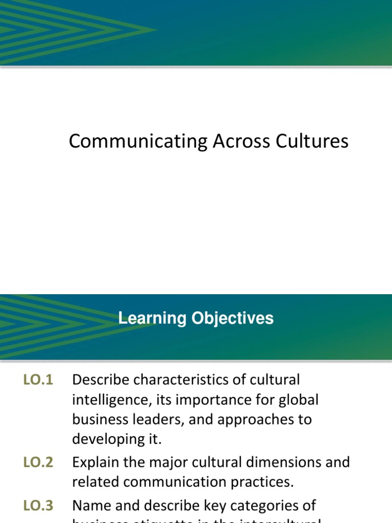 Communicating Across Cultures | PDF | Collectivism | Communication