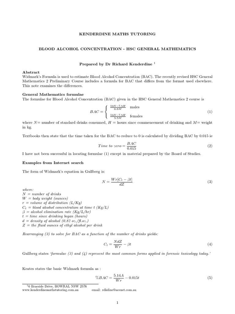 BAC+formula+questioned+amended | Teaching Mathematics | Beverages