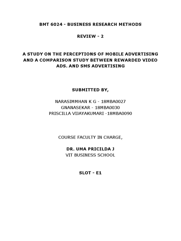 BRM 2 PDF | PDF | Credibility | Advertising