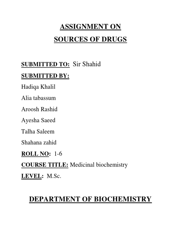 Sources of Drugs | Download Free PDF | Alkaloid | Polyphenol