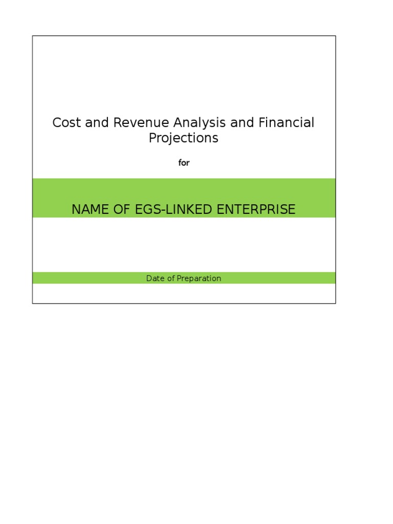 Cost and Revenue Analysis Blank-Commercial | PDF | Debits And Credits ...