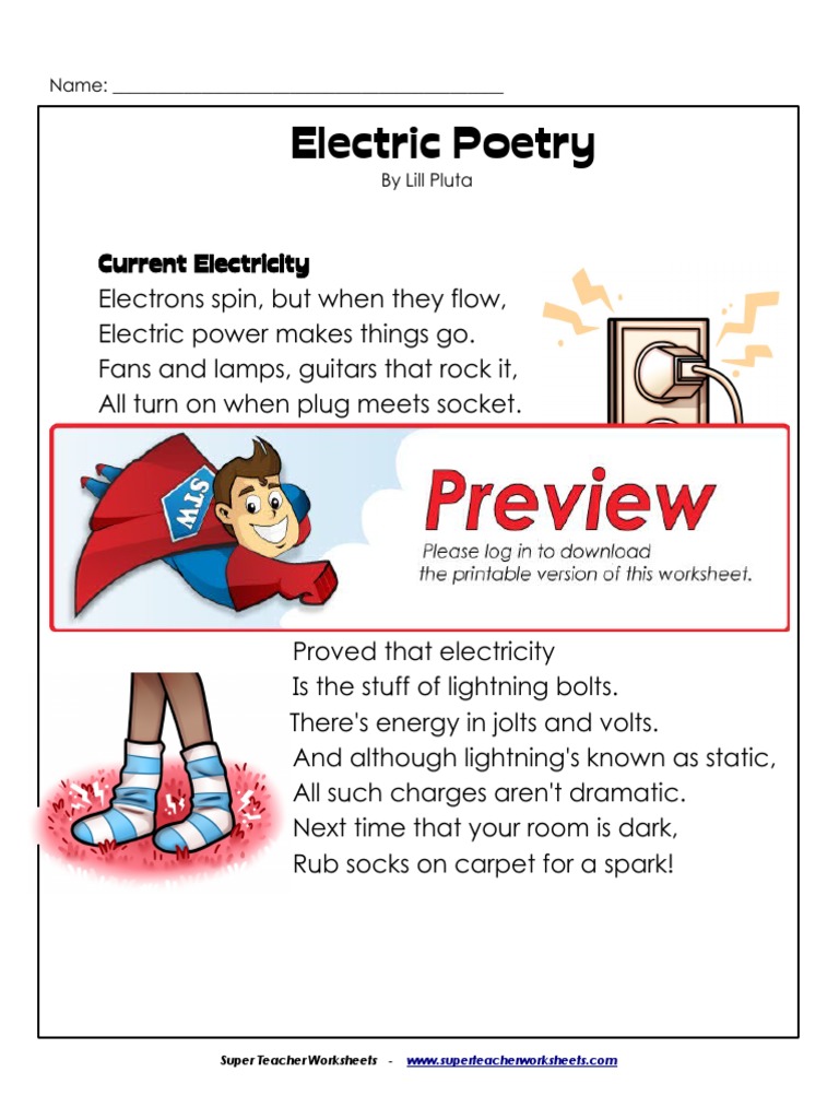4th Electric Poetry | Electric Charge | Electricity
