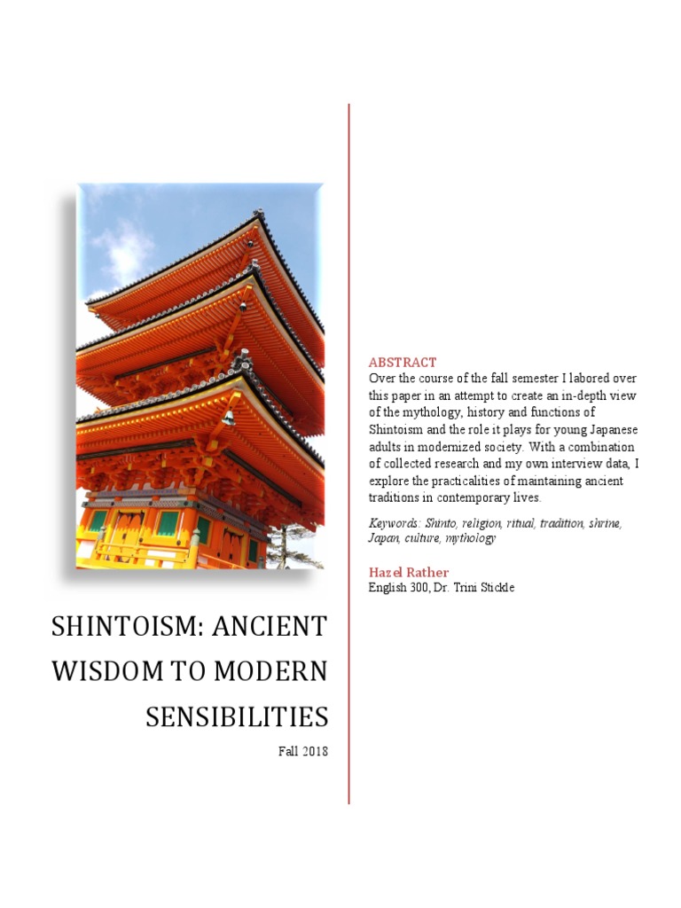 Shintoism: Ancient Wisdom To Modern Sensibilities | PDF | Shinto | Japan
