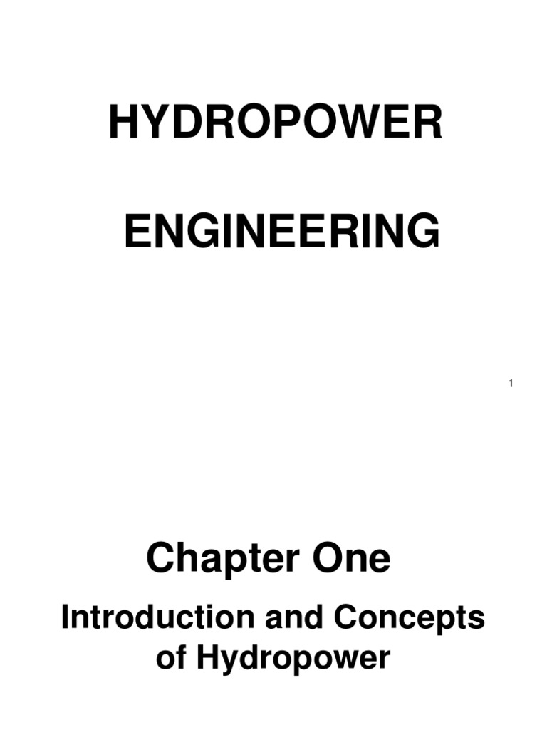 Hydropower Engineering Overview | PDF | Turbine | Hydroelectricity