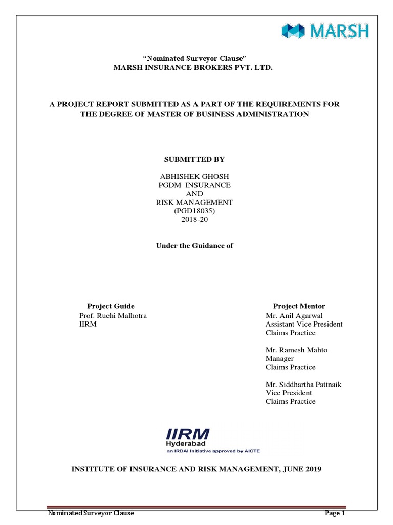 SIP Report | PDF | Business