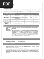 IIM CV Template | PDF