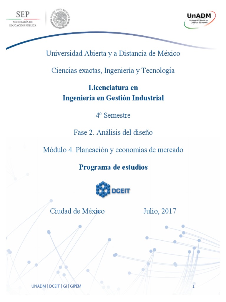 Unadm | PDF | Planificación | Evaluación
