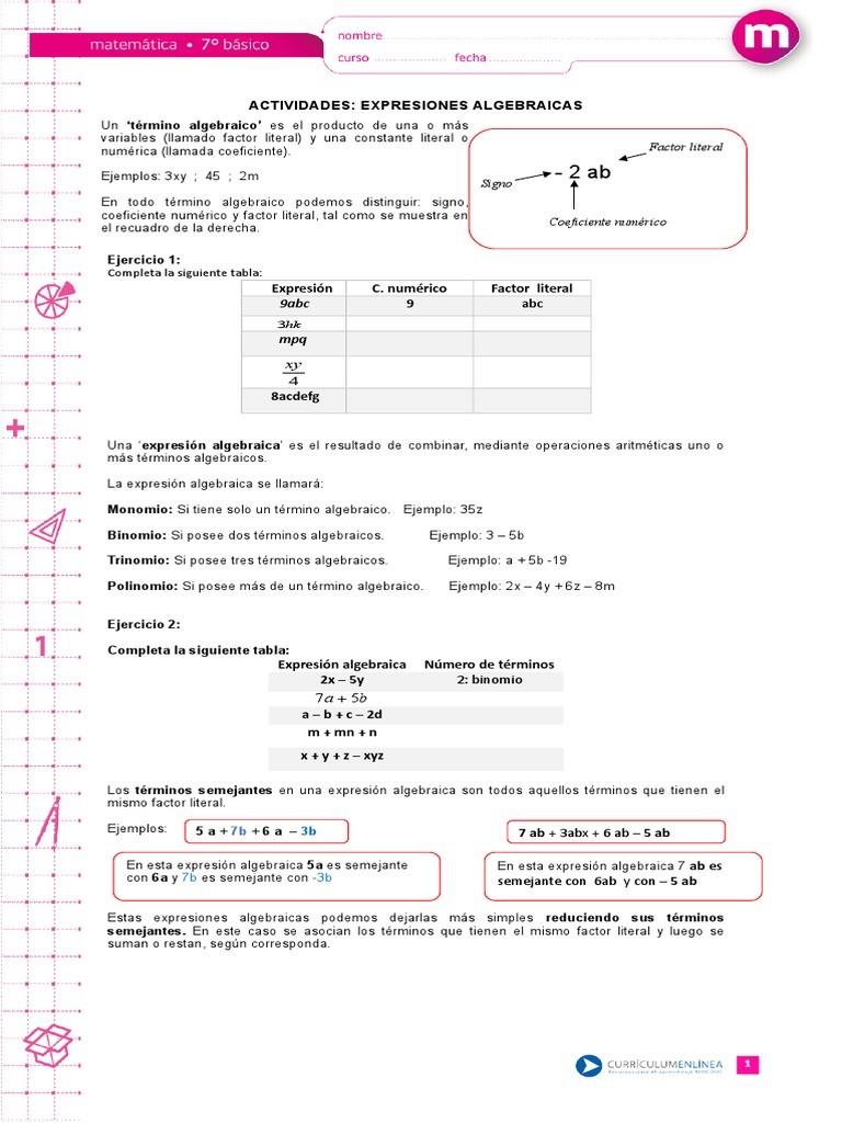 Guia 7mo | PDF | Notación Matemática | Análisis numérico