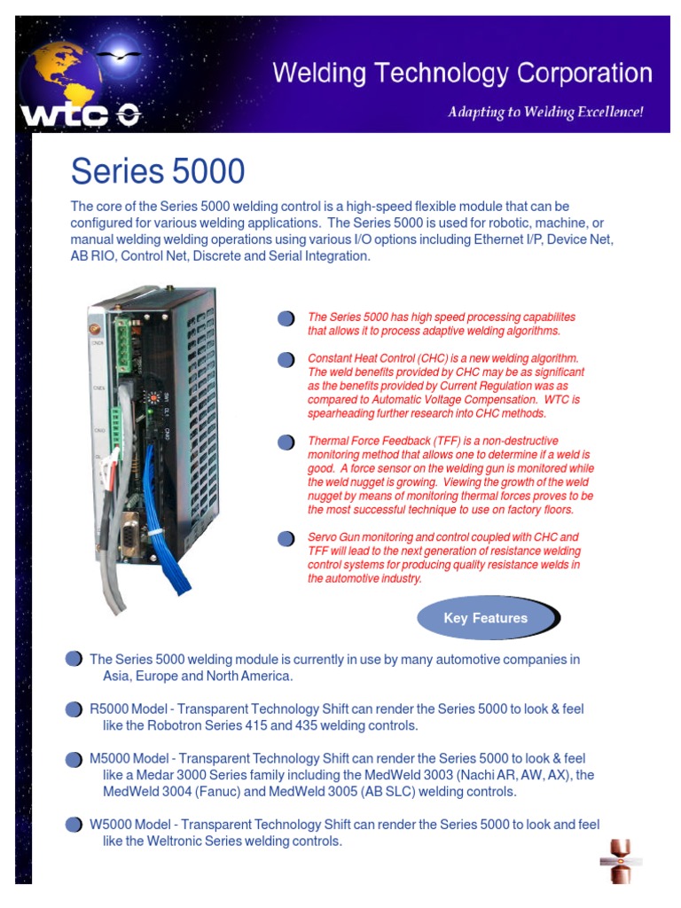 Series 5000: Key Features | PDF | Welding | Construction