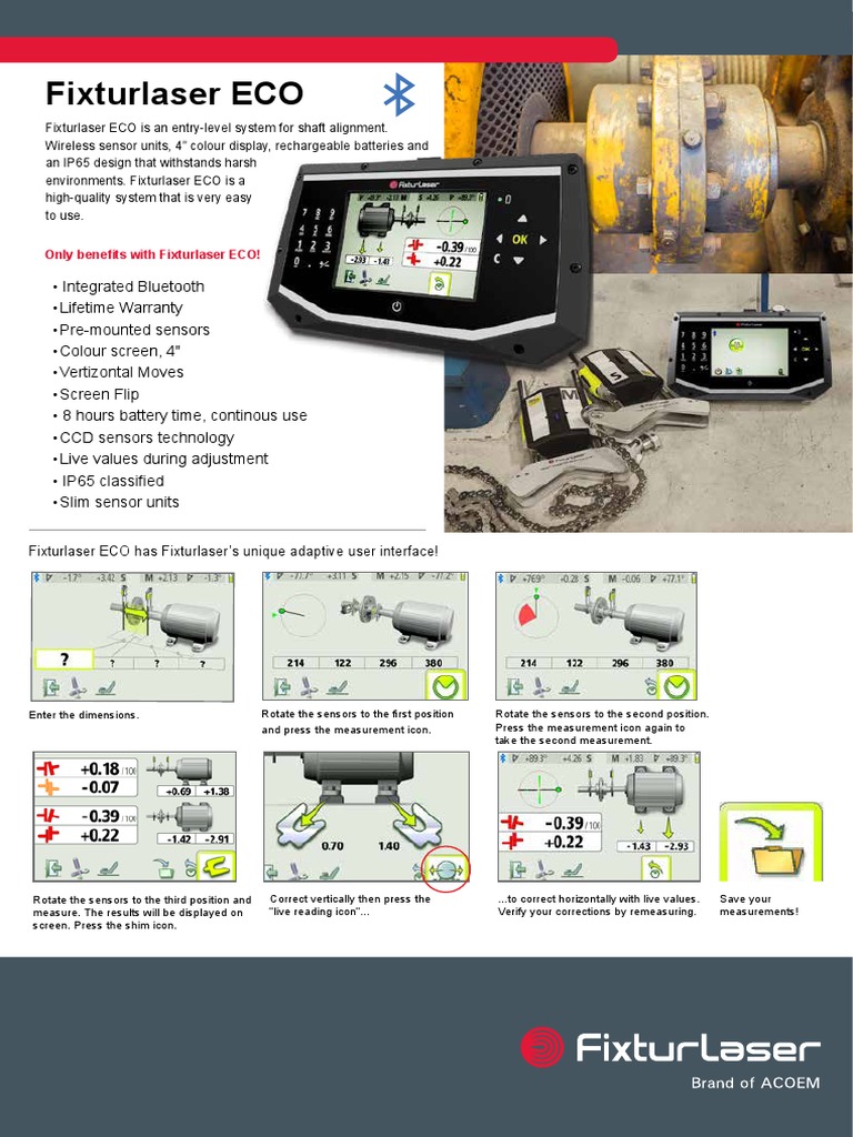 Only Benefits With Fixturlaser ECO! | PDF | Personal Computers | Equipment