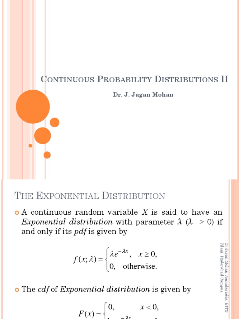 Continuous Probability Distributions | PDF | Normal Distribution ...