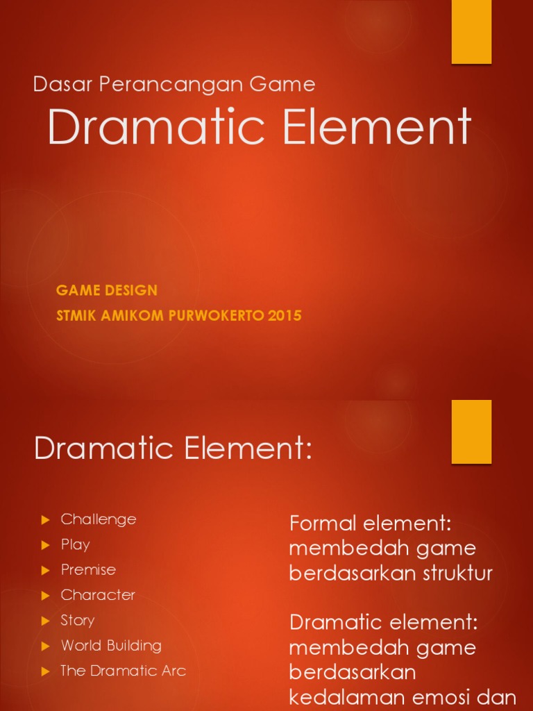 Dramatic Element | PDF | Game & Aktivitas | Seni
