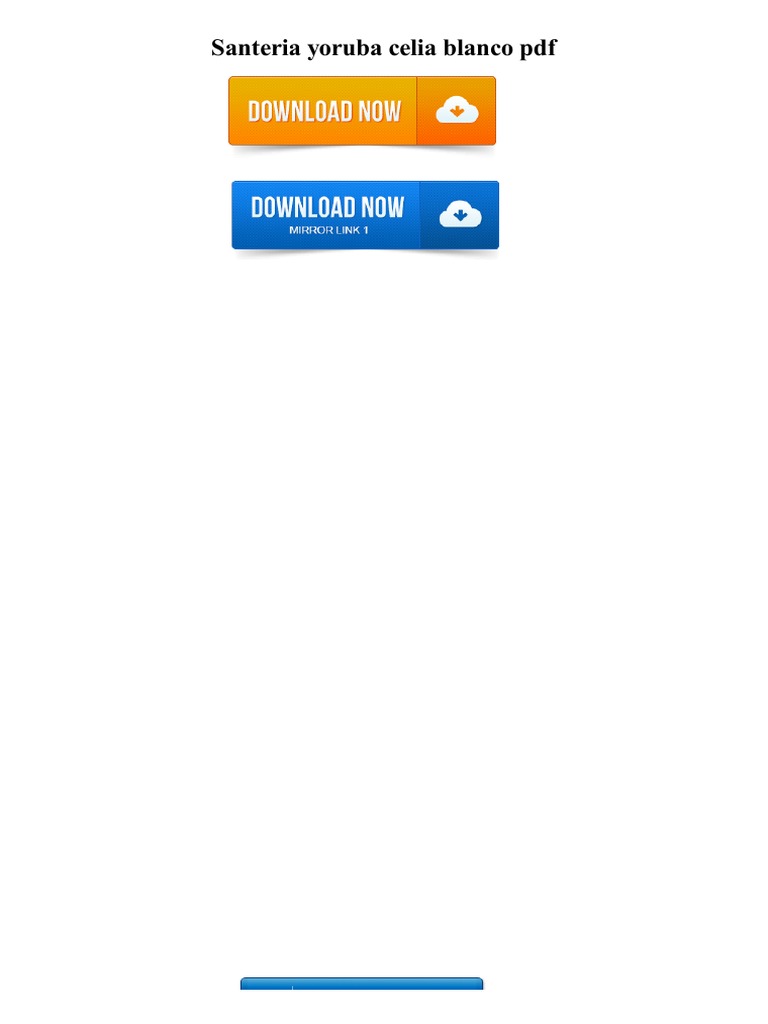 Santeria Yoruba Celia Blanco Pdf Nbsppdf Filesanteria Yoruba Pdf
