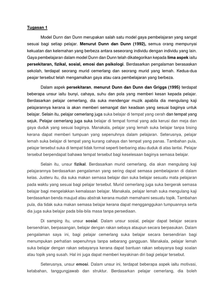 Contoh Laporan Pbs | PDF