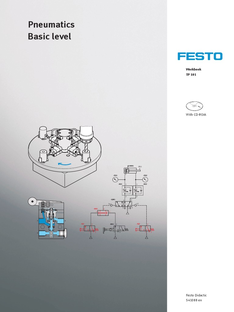 Workbook Pneumatics Basic Level | PDF | Automation | Valve