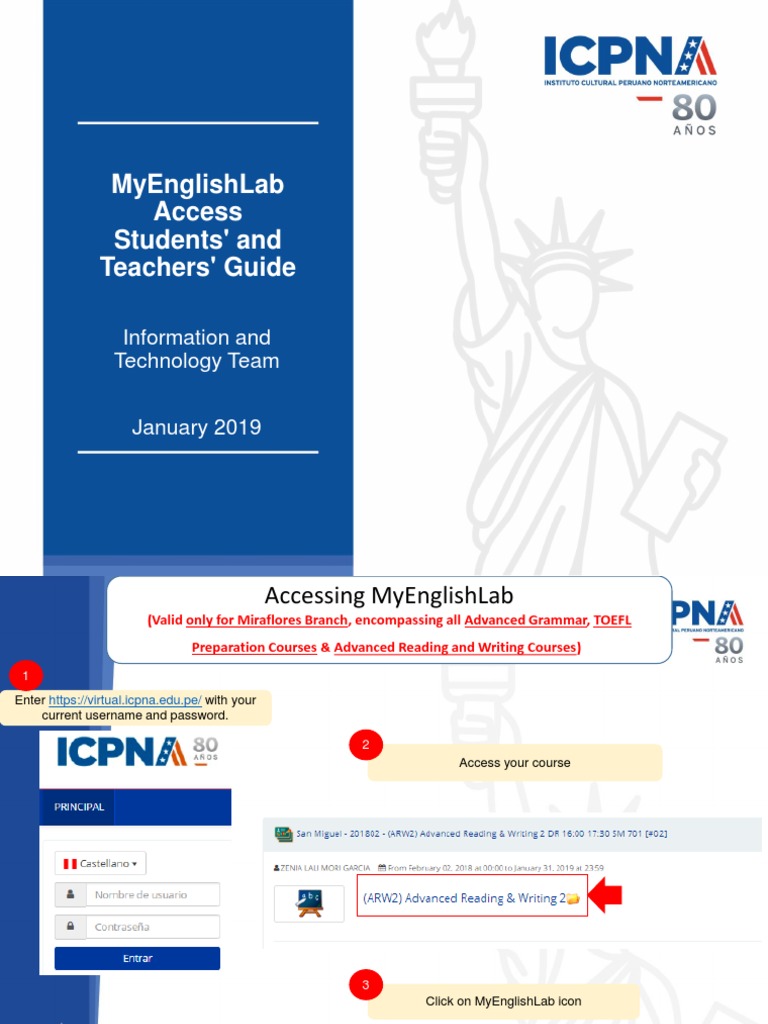 Myenglishlab Students Teachers Access Guide Important | PDF | Career ...