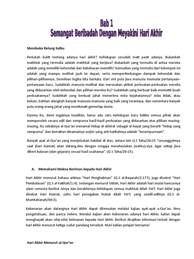 Membuka Relung Kalbu | PDF