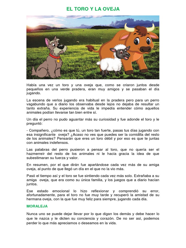 El Toro y La Oveja | PDF
