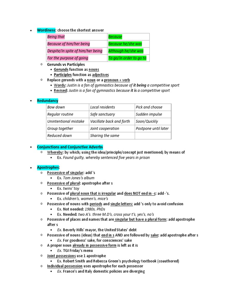 Sat Grammer | PDF | Perfect (Grammar) | Grammatical Tense