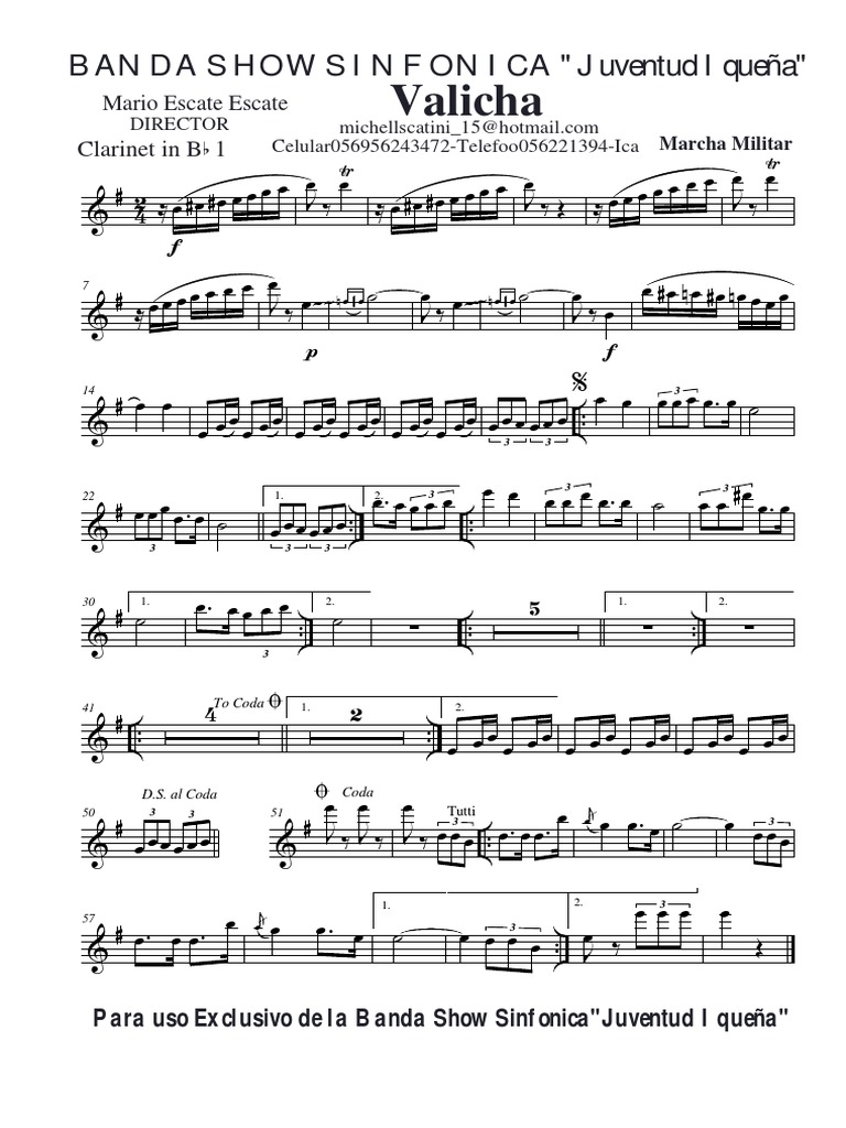 Valicha: BANDA SHOW SINFONICA "Juventud Iqueña" | PDF | Musical ...