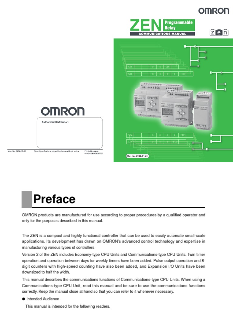 ZEN (Communications Manual) | PDF | Power Supply | Electrical Connector