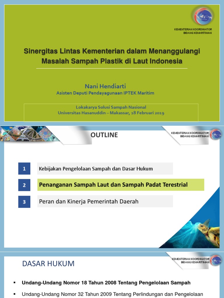 Kebijakan KLH Terkait Pengelolaan Sampah | PDF | Sains & Matematika